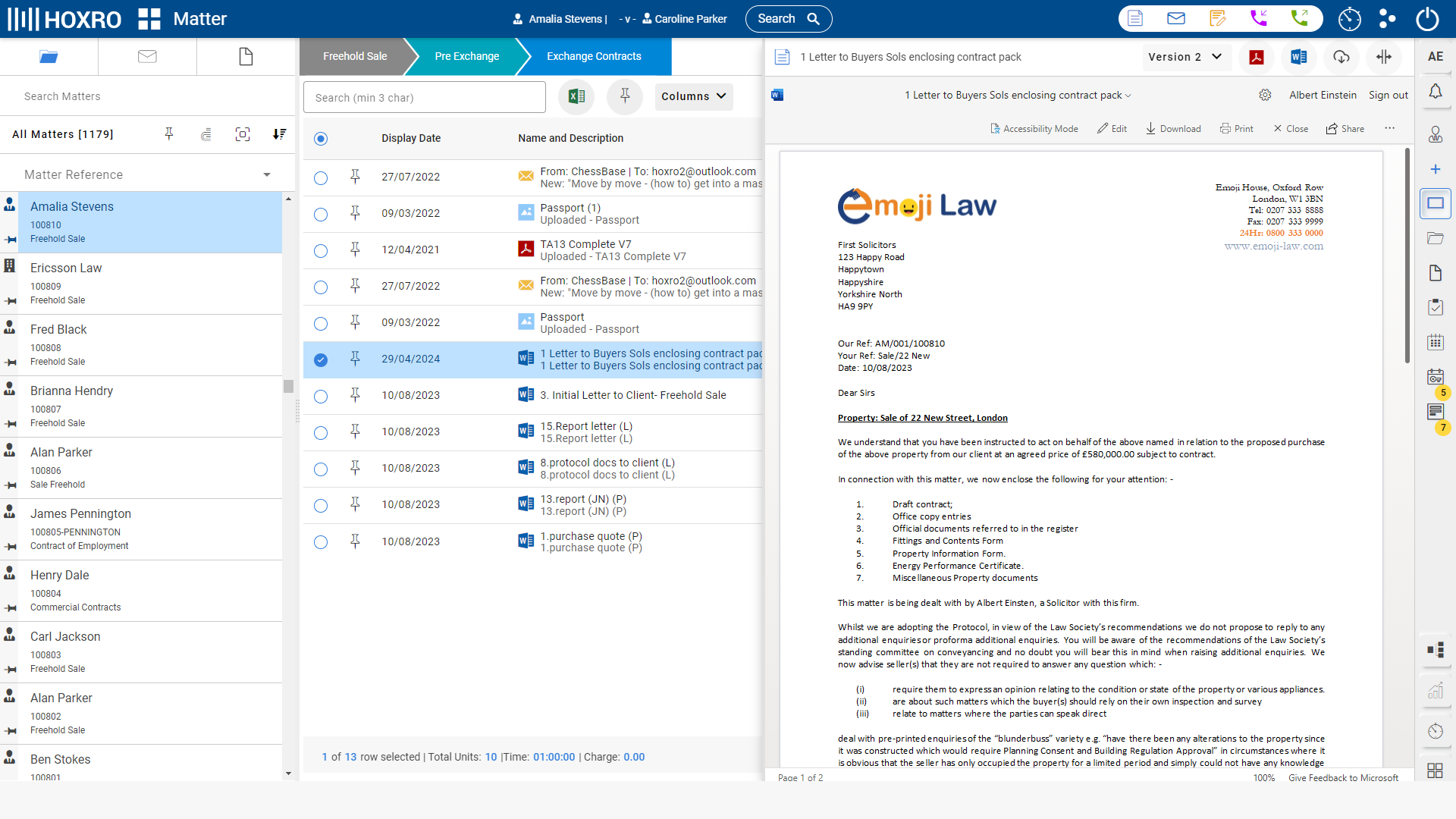 Case Management - Hoxro Legal Management Software